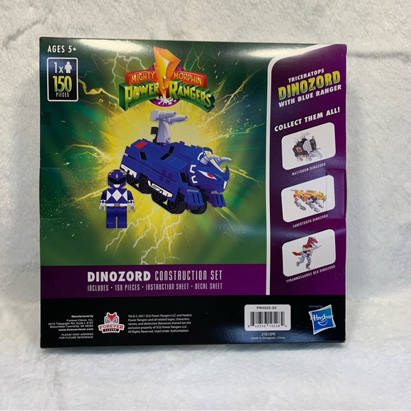 Hasbro | Toys | Mighty Morphin Power Rangersblue Dinozord Construction ...